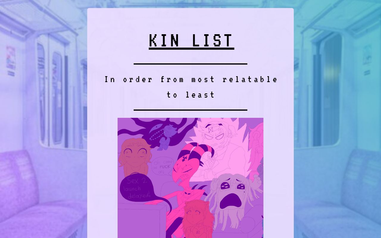 Kin list